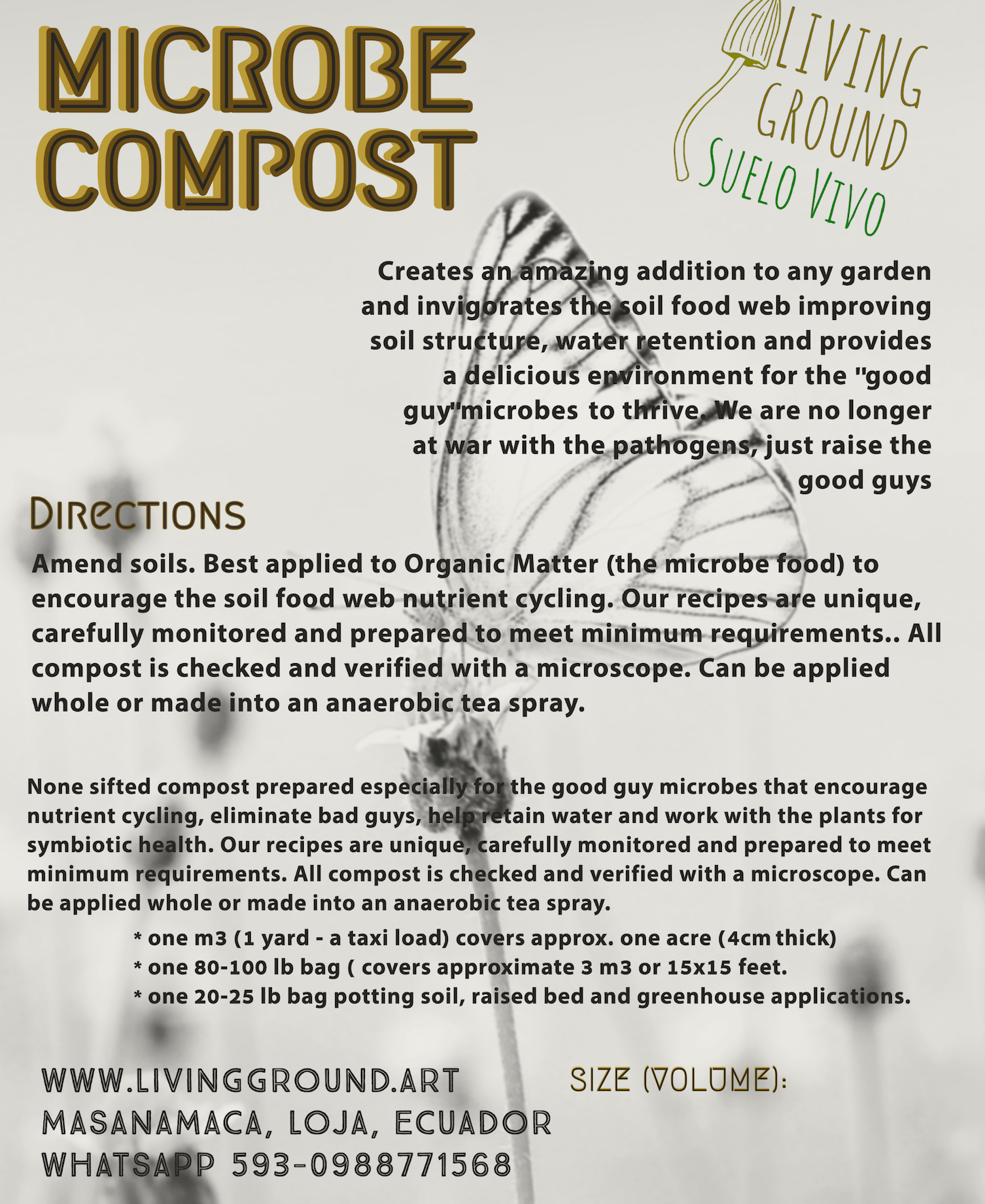 Microbe Compost - Living Ground